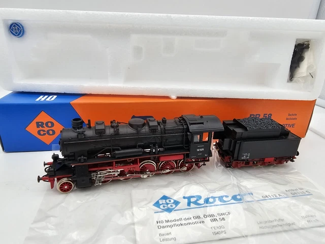 ROCO H0 04112A Dampflok BR 58 525 der DR in OVP Sammlerzustand EUR 99 ...