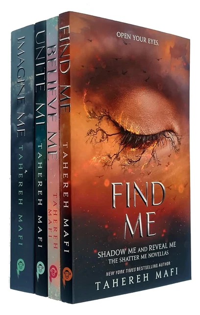 SHATTER ME SERIES 4 Books Collection Set by Tahereh Mafi (Imagine Me ...