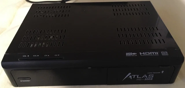 RÉCEPTEUR SATELLITE ATLAS HD-200S avec telecommande f405 EUR 53,00 - PicClick FR