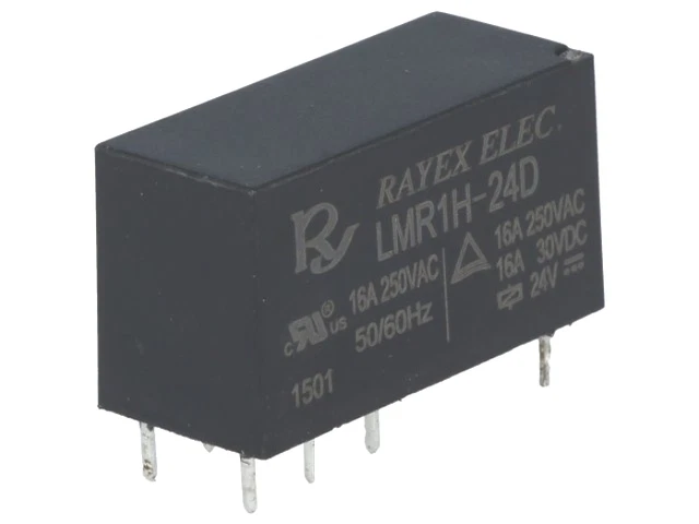 LMR1H-24D RELAIS ÉLECTROMAGNÉTIQUE Spdt Ucoil24VDC 16A/250VAC 16A/30VDC ...