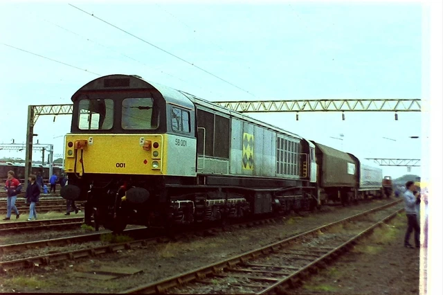 35MM RAILWAY COLOUR Negative Class 58 001 in Bescot Yard £1.95 ...