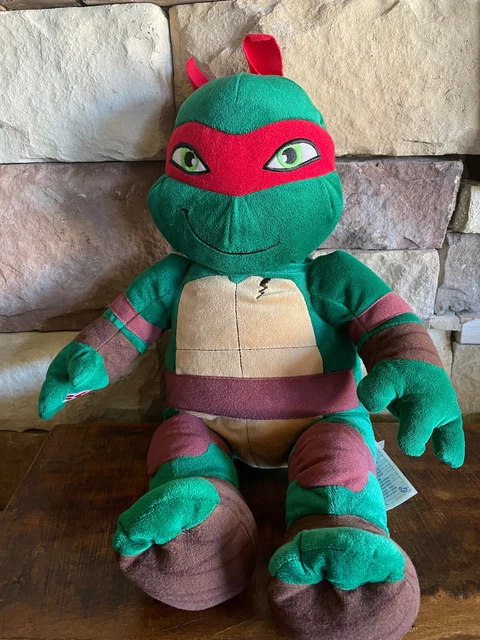 BUILD A BEAR Nickelodeon Teenage Mutant Ninja Turtles Raphael 18" Plush ...