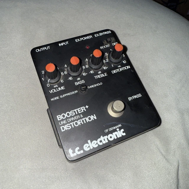 T.C. ELECTRONIC BOOSTER+ Line Driver Distortion Pedal Made in Denmark ...
