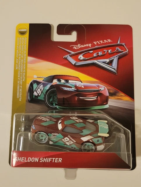 MATTEL DISNEY PIXAR Cars Sheldon Shifter Diecast Next Gen Piston Cup ...