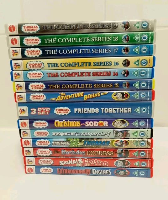 THOMAS AND FRIENDS DVD Bundle Series 12 14 16 17 18 19 and Specials ...