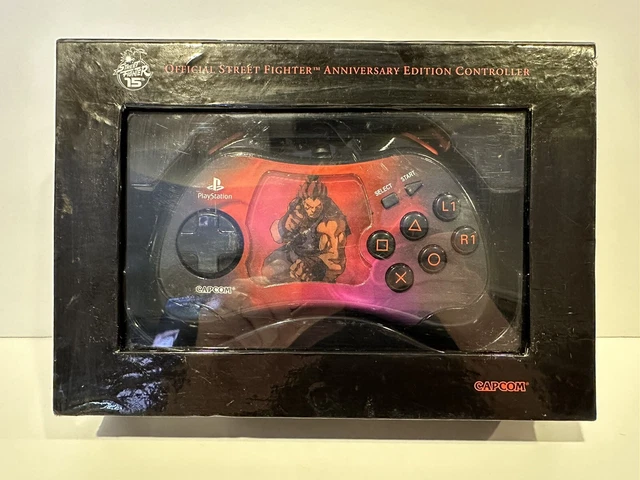 CAPCOM STREET FIGHTER 15th Anniversary Controller for PS2 Akuma Box and ...