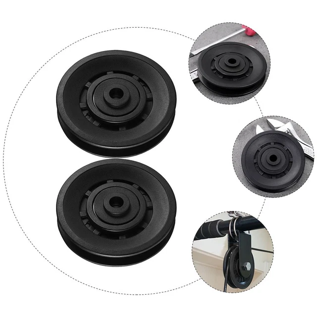 2 PCS PULLEY System Gym Accessories Attachments for Cable Machine £23. ...