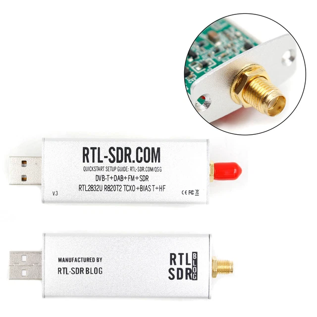 RTL-SDR BLOG R820T2 RTL2832U 1PPM TCXO SMA Software Defined Radio ...