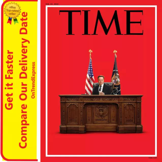TIME MAGAZINE FEBRUARY 24th 2025 Elon Musk $14.35 - PicClick CA TIME MAGAZINE FEBRUARY 24th 2025 Elon Musk $14.35 - PicClick CA