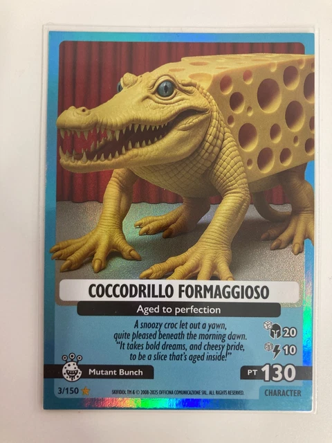 SKIFIDOL ITALIAN BRAINROT 2025 Coccodrillo Formaggioso 3/150 . EUR 1,13 ...