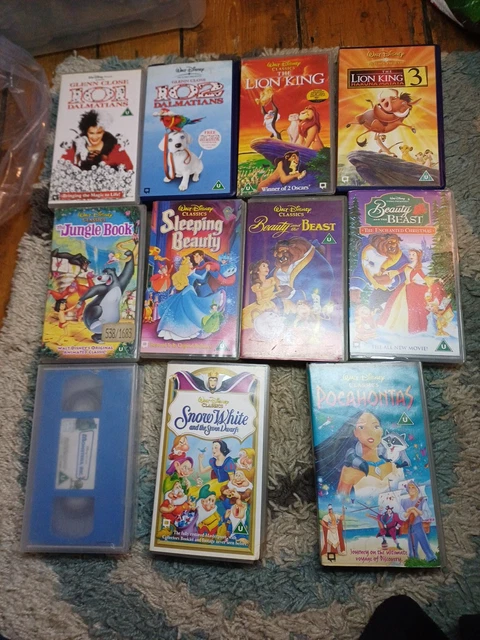 DISNEY CLASSIC VIDEOS VHS, Bundle Of 11 £9.56 - PicClick UK