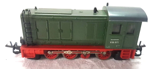 👍 V 36 071 Grün Diesellokomotive Rangierlok BTTB TT Deutsche Reichsbahn BR 103 EUR 37,97 ...