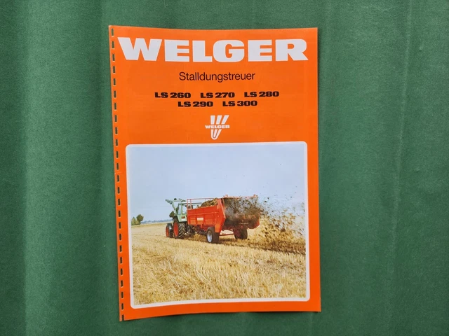 PROSPEKT WELGER Stalldungstreuer LS 260 - LS 270 - LS 280 - LS 290 - LS ...