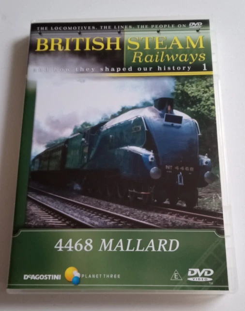 BRITISH STEAM RAILWAYS DVD 4468 Mallard Deagostini Part 1 £4.99 ...