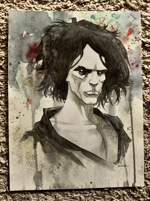ORIGINAL COMIC ART Commission Sandman Par Brett Weldele Morpheus EUR ...