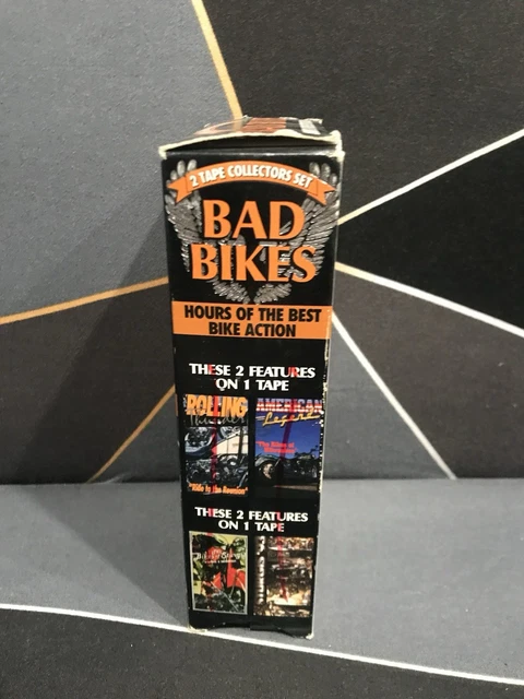 HARLEY DAVIDSON 2 VHS Collectors Set Bad Bikes Hours of The Best Bike ...