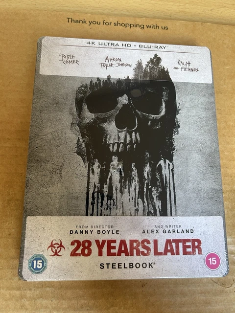28 YEARS LATER (2025) Limited Edition 4K UHD Blu Ray SteelBook NEW ...