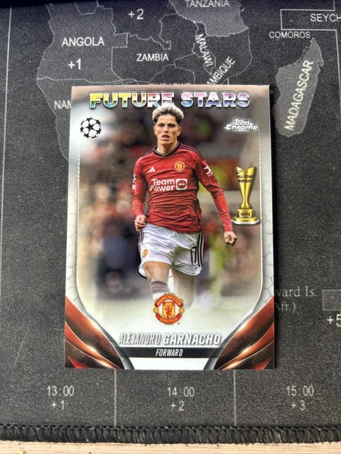 TOPPS UEFA CLUB Competitions flagship 2023/24 Alejandro Garnacho Future ...