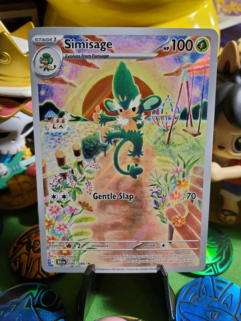 POKÉMON TCG SIMISAGE 090/086 NM/M 2025 Black Bolt Full Art Illustration Rare £18.02 - PicClick UK