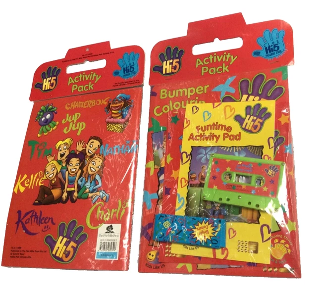 HI-5 ACTIVITY PACK - Bumper COLOURING Pad, Crayons, Story Book. NEW ...