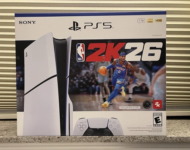 PLAYSTATION®5 CONSOLE – NBA 2K26 Bundle (model group -slim) - Brand New ...