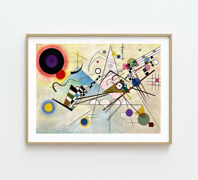 WASSILY KANDINSKY COMPOSITION 8 VIII Print Famous Paintings Old Masters ...