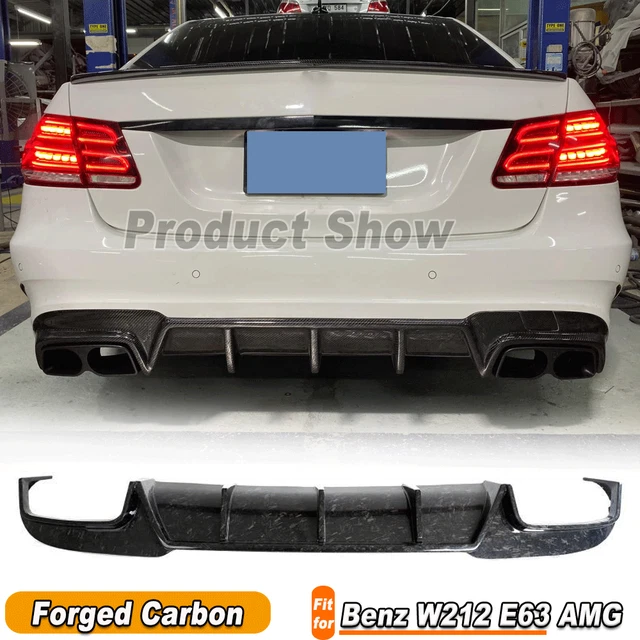 FORGED CARBON FIBER Rear Diffuser Rear Lip Diffuser for Benz W212 E250 ...