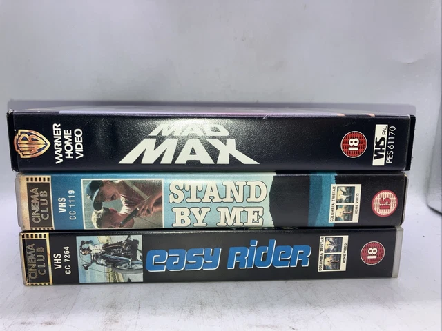 VINTAGE VHS JOBLOT Collection Mad Max Easy Rider Stand By Me £10.00 ...
