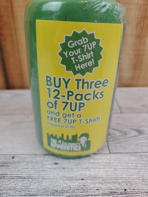 NEW LARGE 7UP Donald Trump Celebrity Apprentice Soda Can T-shirt PROMO ...