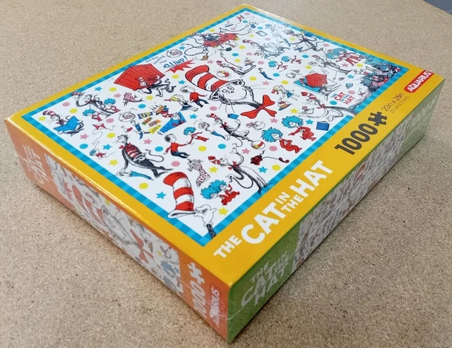 DR. SEUSS THE Cat in the Hat 1000 Piece Jigsaw Puzzle 710mm x 510mm (NM ...