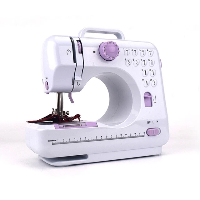 TRAGBAR MINI NÄHMASCHINEN und LED Licht für Kinder und Anfänger 12 Stichmuster EUR 39,99 ...