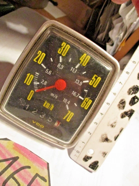 VDO FAHRRAD-TACHO VINTAGE für altes Fahrrad Retro Tachometer ...