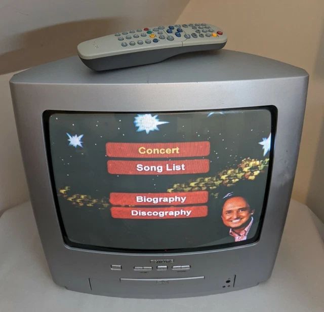 PHILIPS 14PT6107/05 14” TV / DVD Combi with Remote - Retro Gaming ...