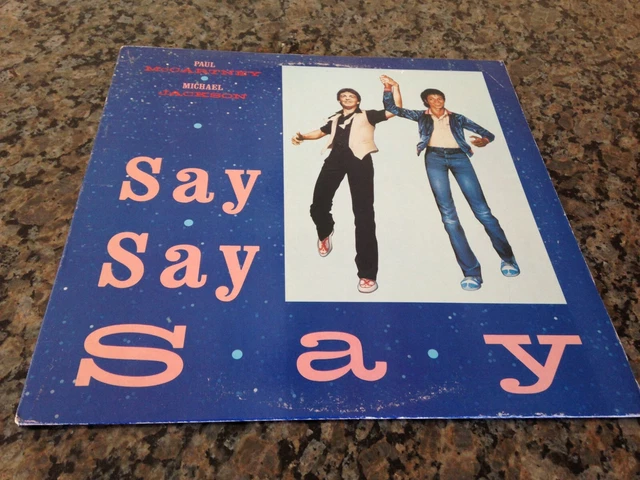 PAUL MCCARTNEY - MICHAEL JACKSON LP " Say Say Say " COLUMBIA Usa 1983 ...