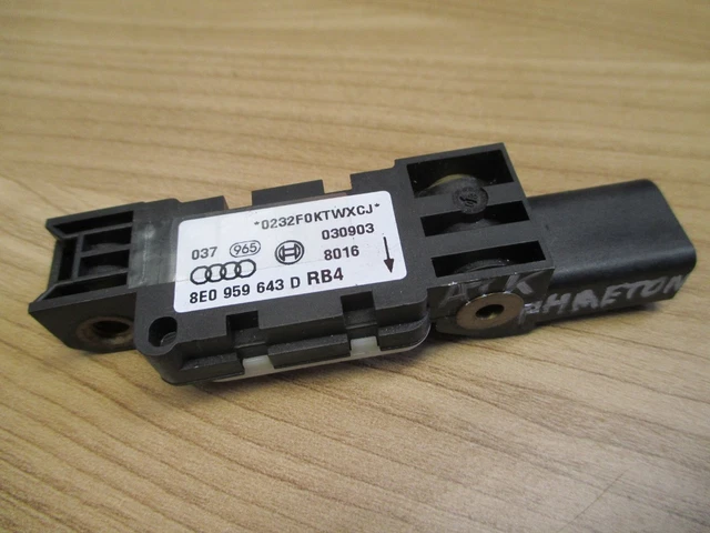 AIRBAG CRASH SENSOR Audi A6 4B A4 B6 VW Phaeton 8E0959643D Crashsensor ...