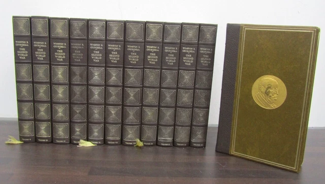 WINSTON CHURCHILL THE Second World War Vol 1-12 Complete Heron Books ...