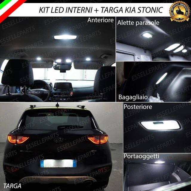KIT FULL LED Interni Kia Stonic Conversione Completa + Luci Targa 6000K ...