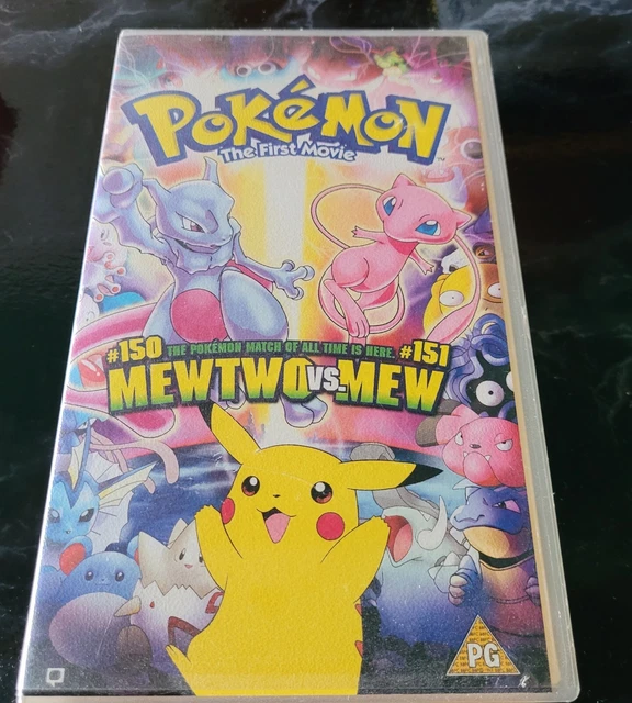 BRAND NEW POKEMON the first movie VHS Incl Vintage Adverts & Mewtwo ...