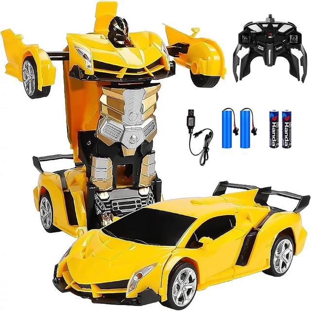 TRANSFORM RC ROBOT Police Car Remote Control 2 IN 1 Boys Toys Kids Xmas ... TRANSFORM RC ROBOT Police Car Remote Control 2 IN 1 Boys Toys Kids Xmas ...