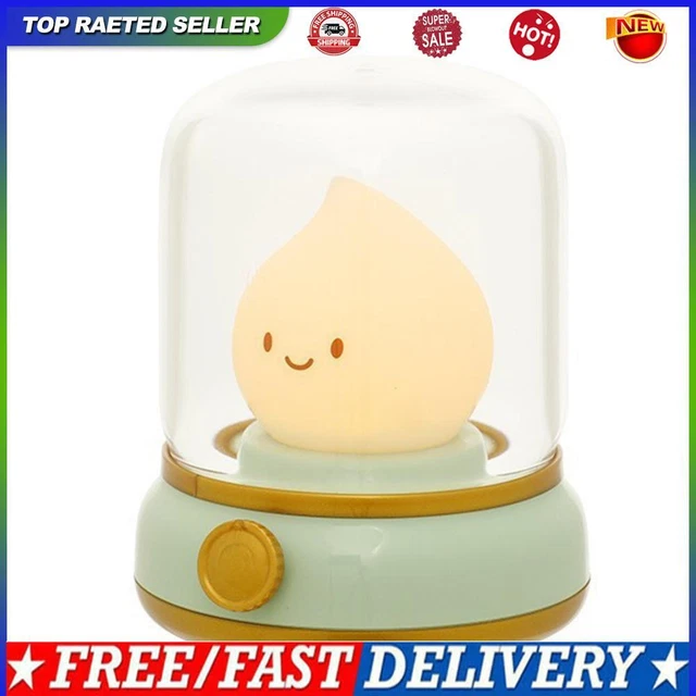USEFUL CANDLE NIGHT Light USB Rechargeable Dimmable Desktop LED ...