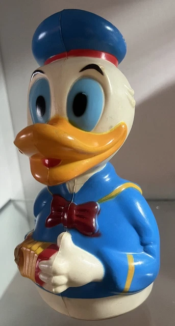 WALT DISNEY DONALD Duck Musician Rocker Jingle French Educo Vintage H ...