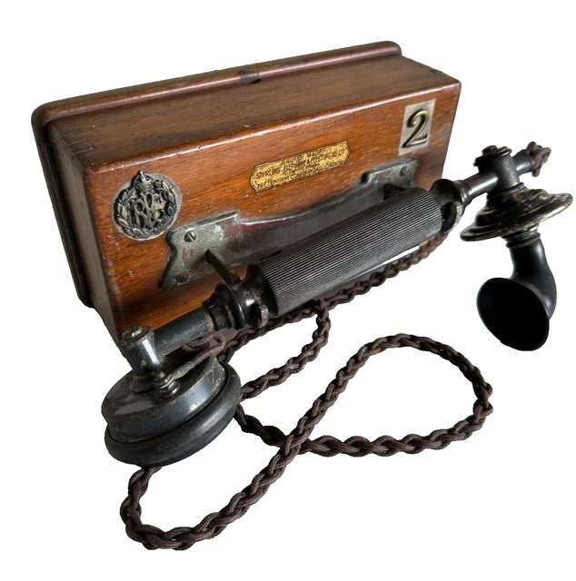 WW1 ROYAL FLYING Corps (Rfc ) 1914 Wall Phone. Sterling Telephone Co ...