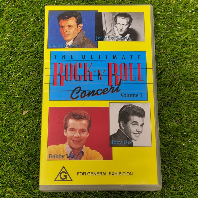 THE ULTIMATE ROCK 'N' Roll Concert Volume 1 - Small Box VHS Tape $19.99 ...