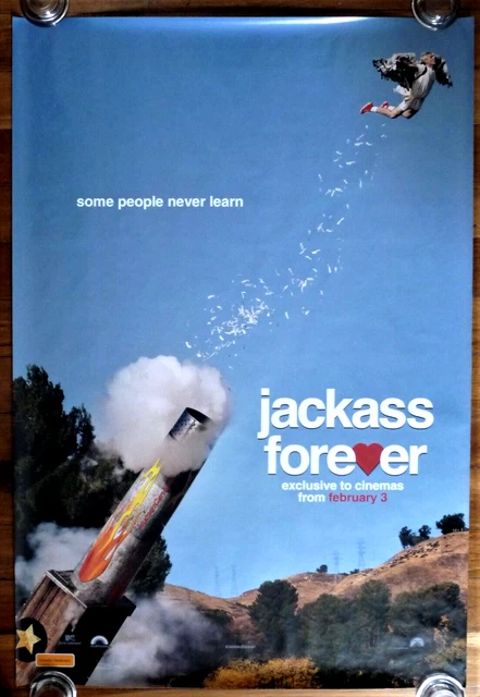 JACKASS FOREVER ORIGINAL 2022 Australian Advance One Sheet Movie Poster ...