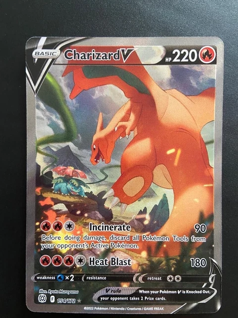 CHARIZARD V 154/172 brilliant stars ENG, POKEMON CARD, carta ...