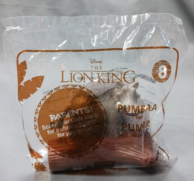 LION KING #8 Pumba - McDonald's Happy Meal Toy 2019 Disney New Sealed ...