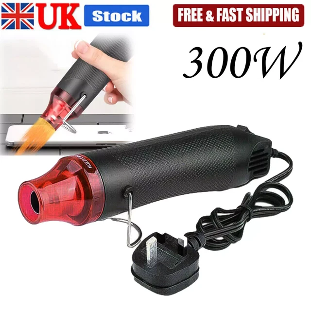 MINI HANDHELD HEAT Gun Electric 300W Portable Heat Gun DIY Craft ...