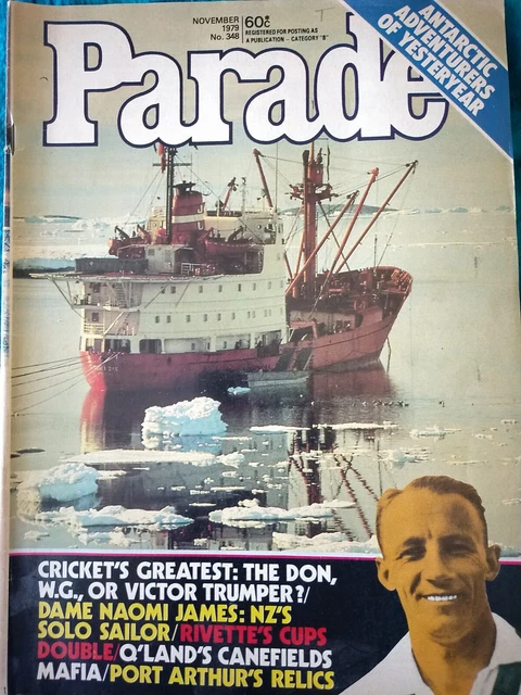 1979 PARADE MAGAZINE- Donald Don Bradman~Robert Taylor~Mary Rose~Port ...