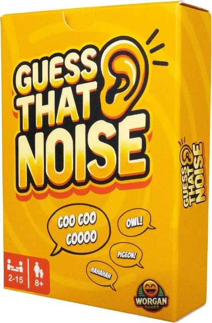 GUESS THAT NOISE HILARIOUS Sound Impressions Party Game FUN Family ...