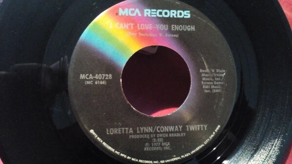 CONWAY TWITTY LORE - I Can't Love You Enough / The Bed I'm Dreamin ...